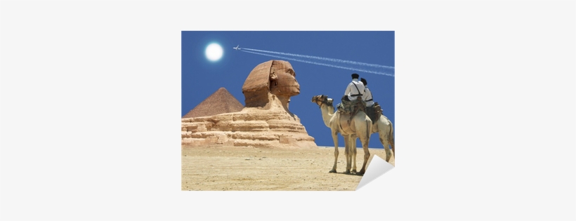 Download Transparent Pyramid, Sphinx, Camel, Sand And Sun Sticker ...