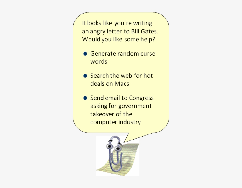 Do You Remember Clippy, The Ms Office Version Of Gladys - Clippy ...