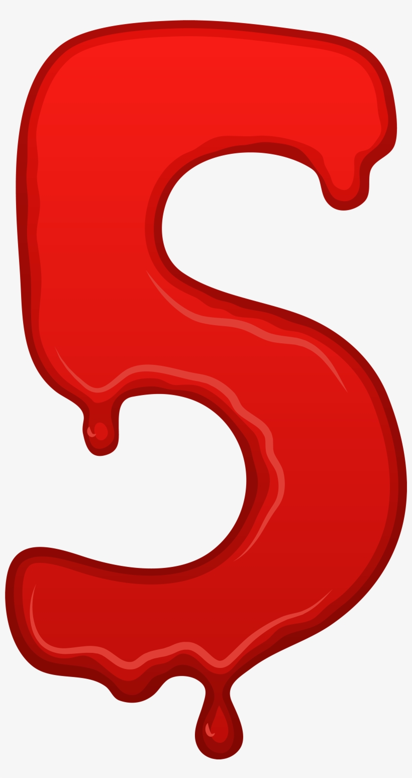 Bloody Number Five Png Clip Art Image - 4348x8000 PNG Download - PNGkit