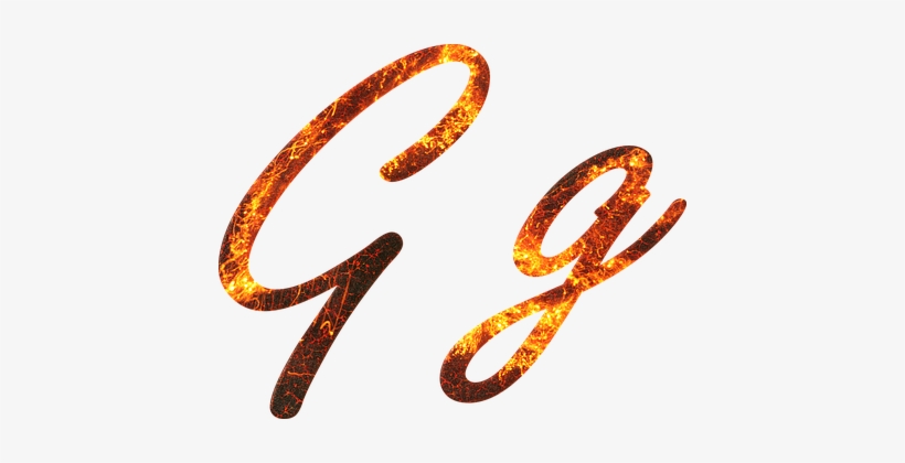 Letter, G, Fire, Embers, Lava, Font - Letra G Em Png Fog - 424x340 PNG ...