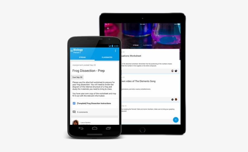 Google Mobile Classroom - Google Classroom Mobile - 580x424 PNG ...