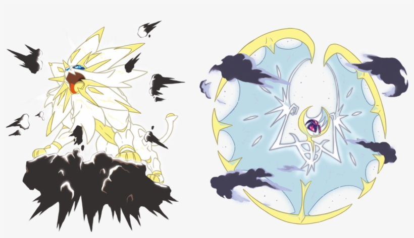 Image Image - Ultra Solgaleo And Lunala - 1200x600 PNG Download - PNGkit