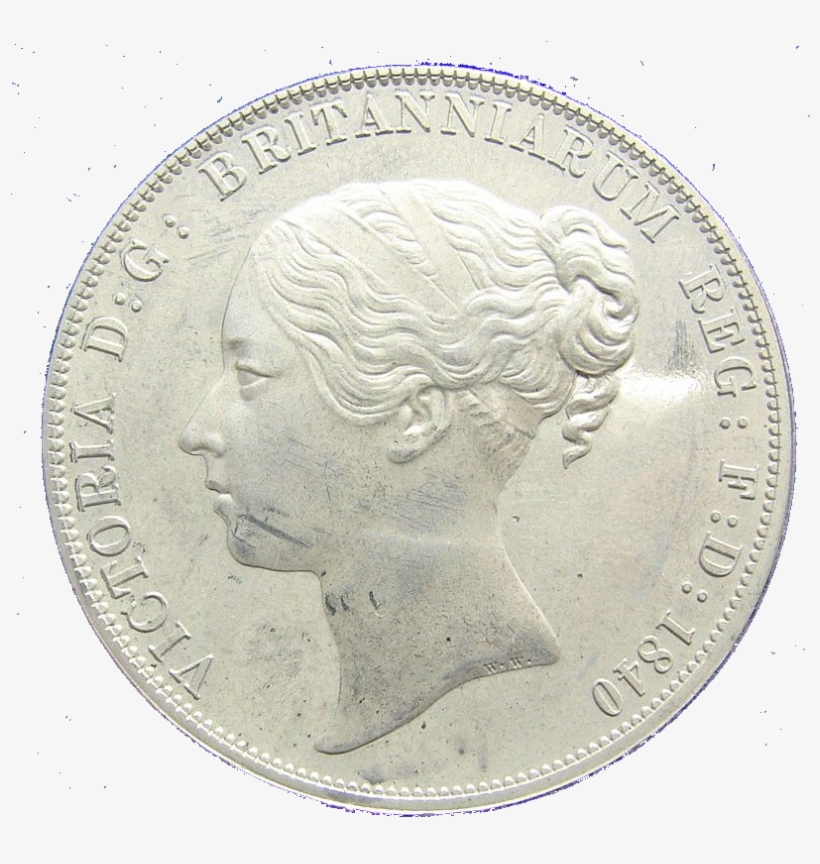 Victoria Young Head By William Wyon, Edited As A Retro-pattern ...