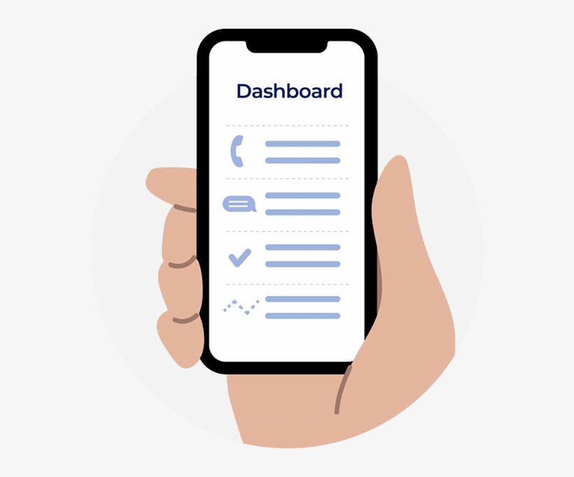 Manage Everything In One Dashboard - Lead Generation - 566x613 PNG ...