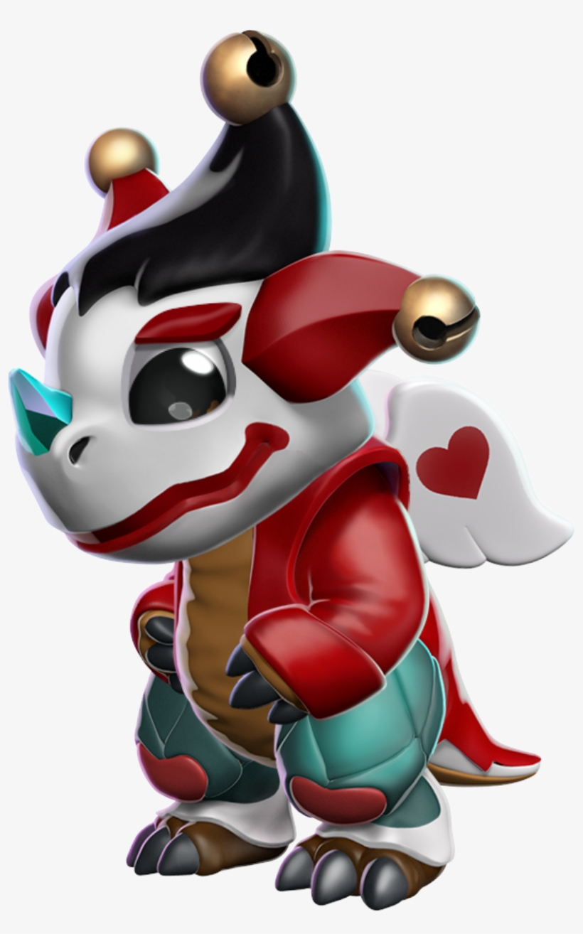 Jester Dragon Baby - Cartoon - 835x1298 PNG Download - PNGkit