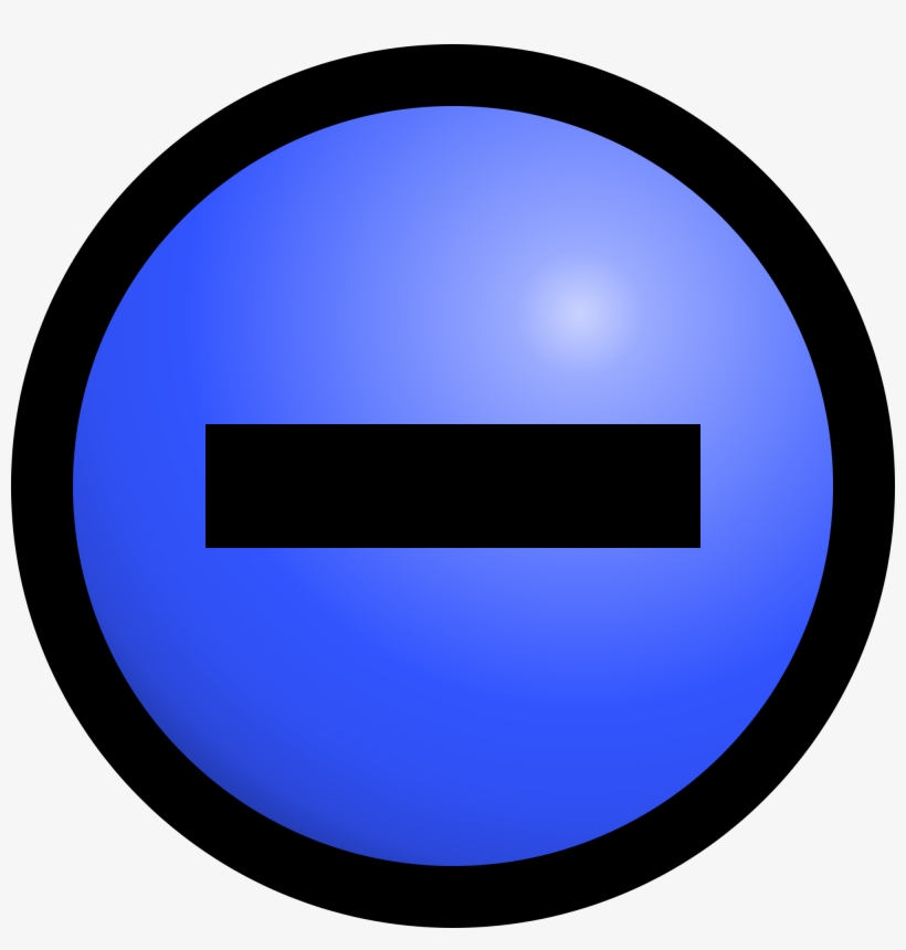 Open - Negative Symbol - 2000x2000 PNG Download - PNGkit