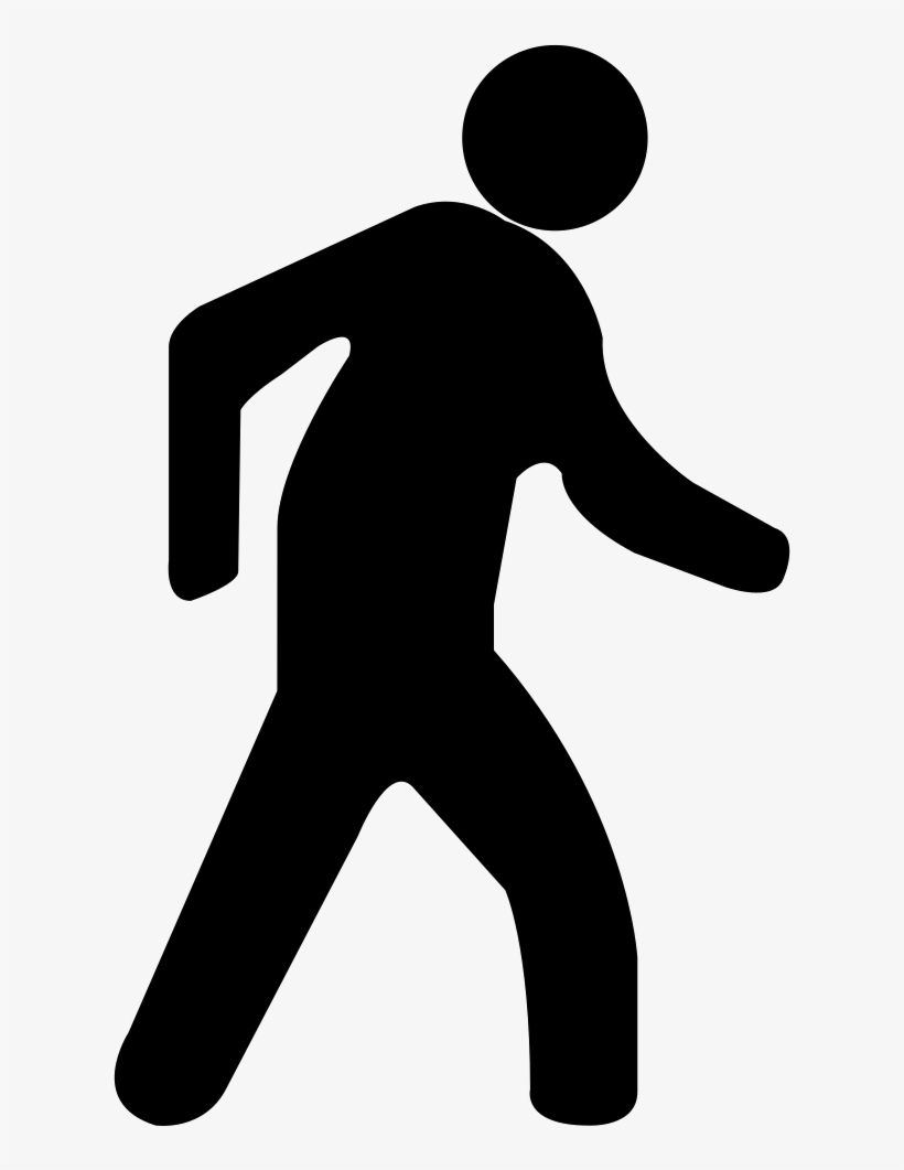 On Foot Comments - Walk Symbol Png - 614x981 PNG Download - PNGkit