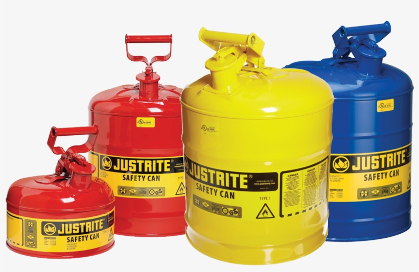 Galvanized Steel Type - Justrite 5 Gallon Blue Galvanized Steel Type I ...