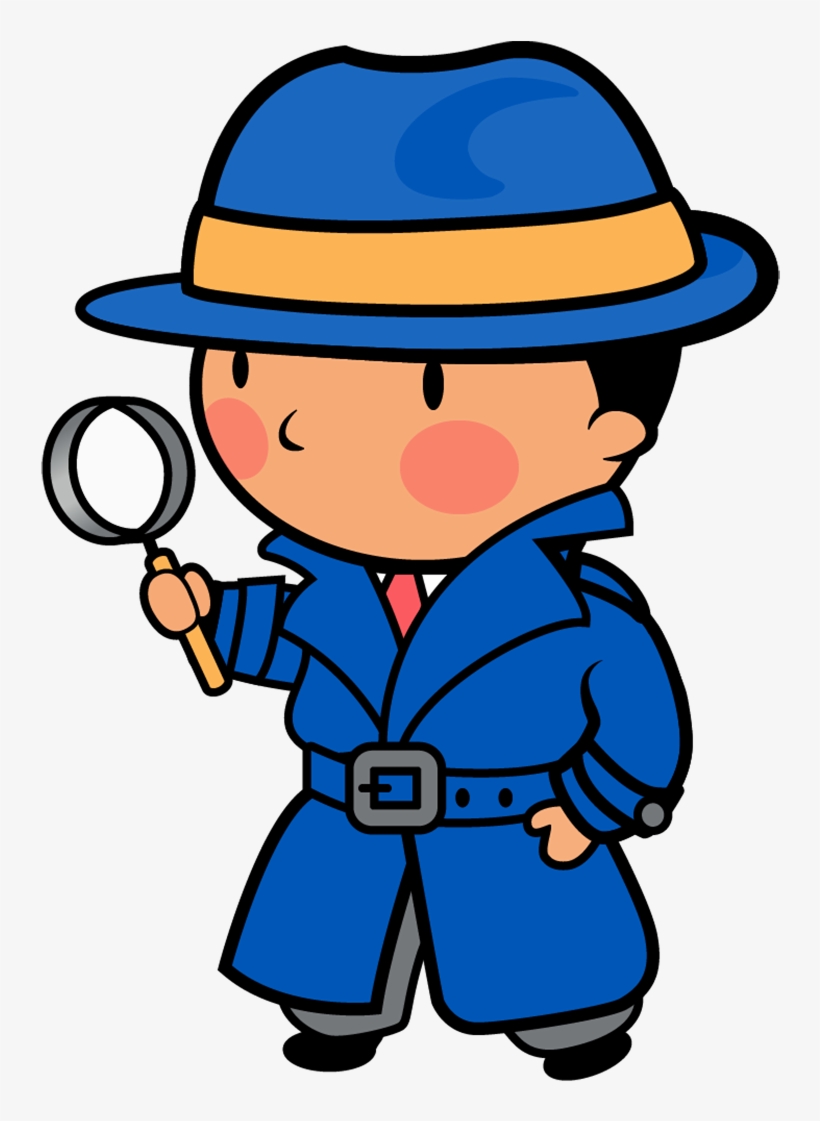 I Spy Detective - Treasure Hunt Clip Art - 813x1174 PNG Download - PNGkit