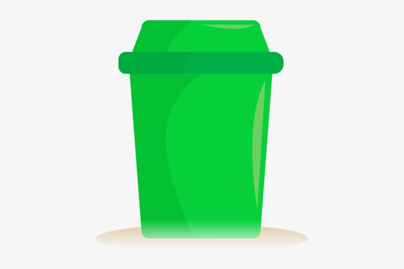 Blue Bin - 432x472 PNG Download - PNGkit