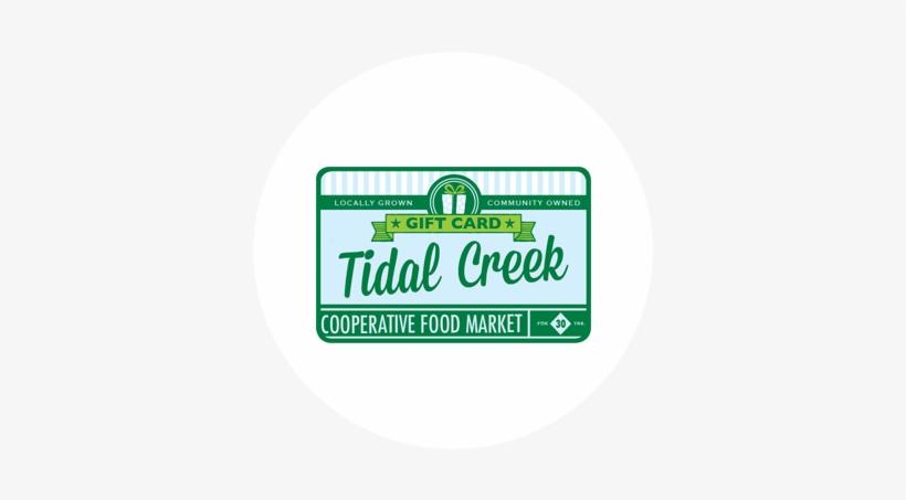Tidal Creek Gift Card Various Amounts - Gift Card - 428x418 PNG ...