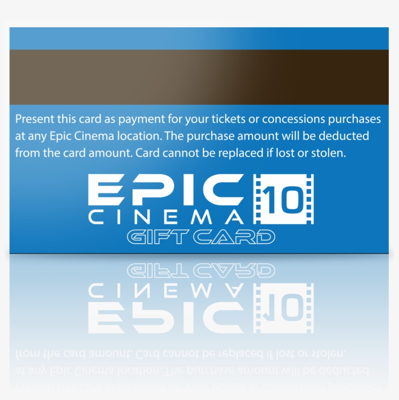 Epic Cinema Gift Cards - Gift Card - 1594x1521 PNG Download - PNGkit
