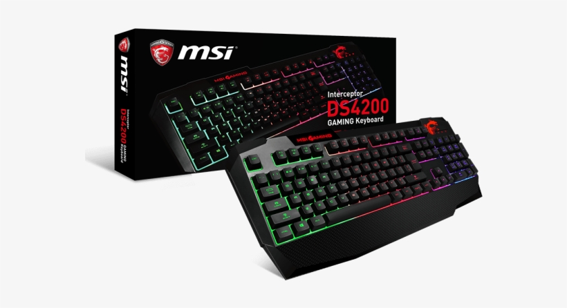 Keyboards Gaming Gear Interceptor Ds4200 - Msi Ds 4200 - 600x480 PNG ...
