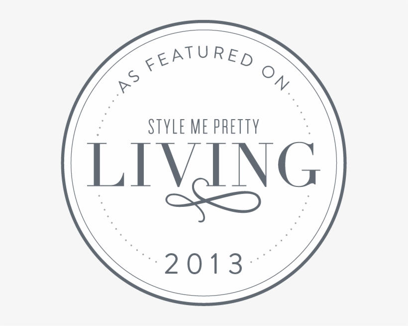 One Blissful Wedding Day - Style Me Pretty Badge 2018 - 574x575 PNG ...
