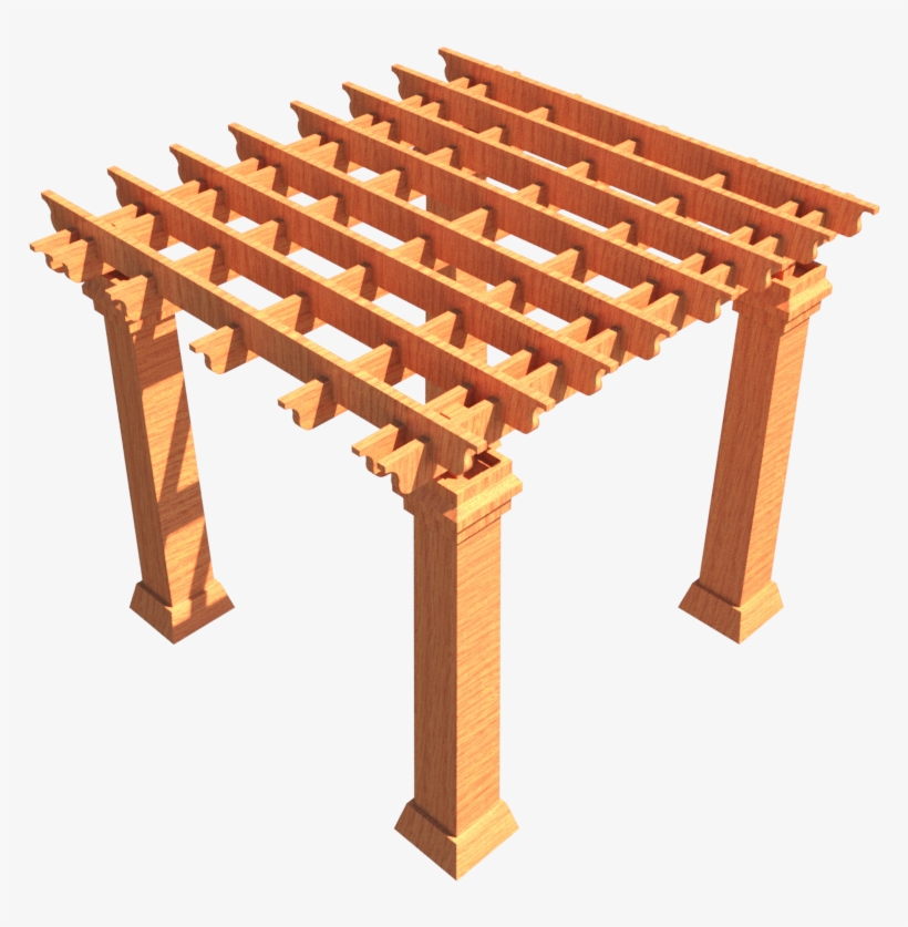 Pergola De Madera Png - 1000x958 PNG Download - PNGkit