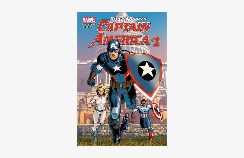 Captain America - Captain America: Steve Rogers Vol. 1: Hail Hydra [book] - 560x450 PNG Download ...