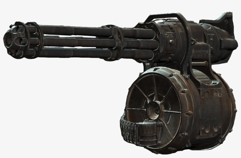 Download Transparent Minigun - Fallout 4 Minigun Png - PNGkit