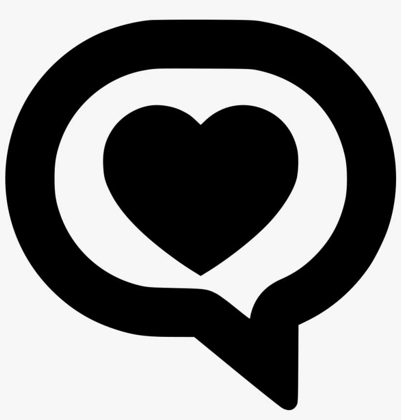 Love Text Clipart Bubble - Icon - 981x980 PNG Download - PNGkit