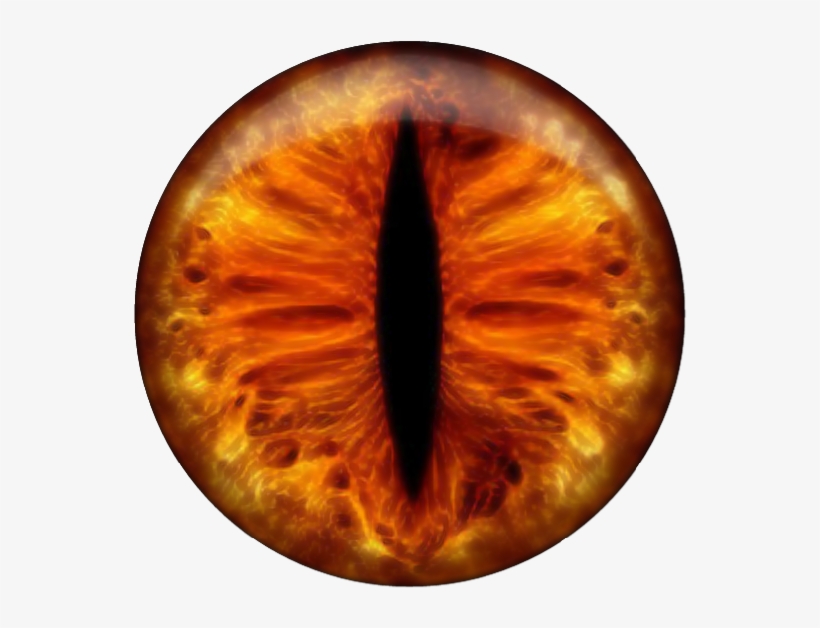 Fire Eyes Png - Orange Cat Eye Necklace - 600x602 PNG Download - PNGkit