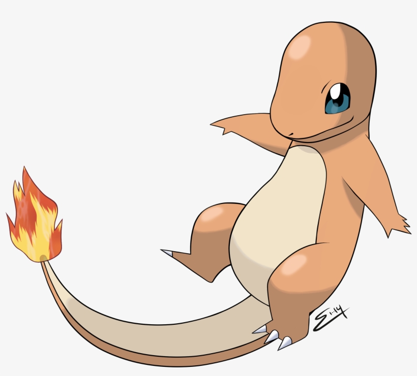Charmander - Cartoon - 3508x2480 PNG Download - PNGkit