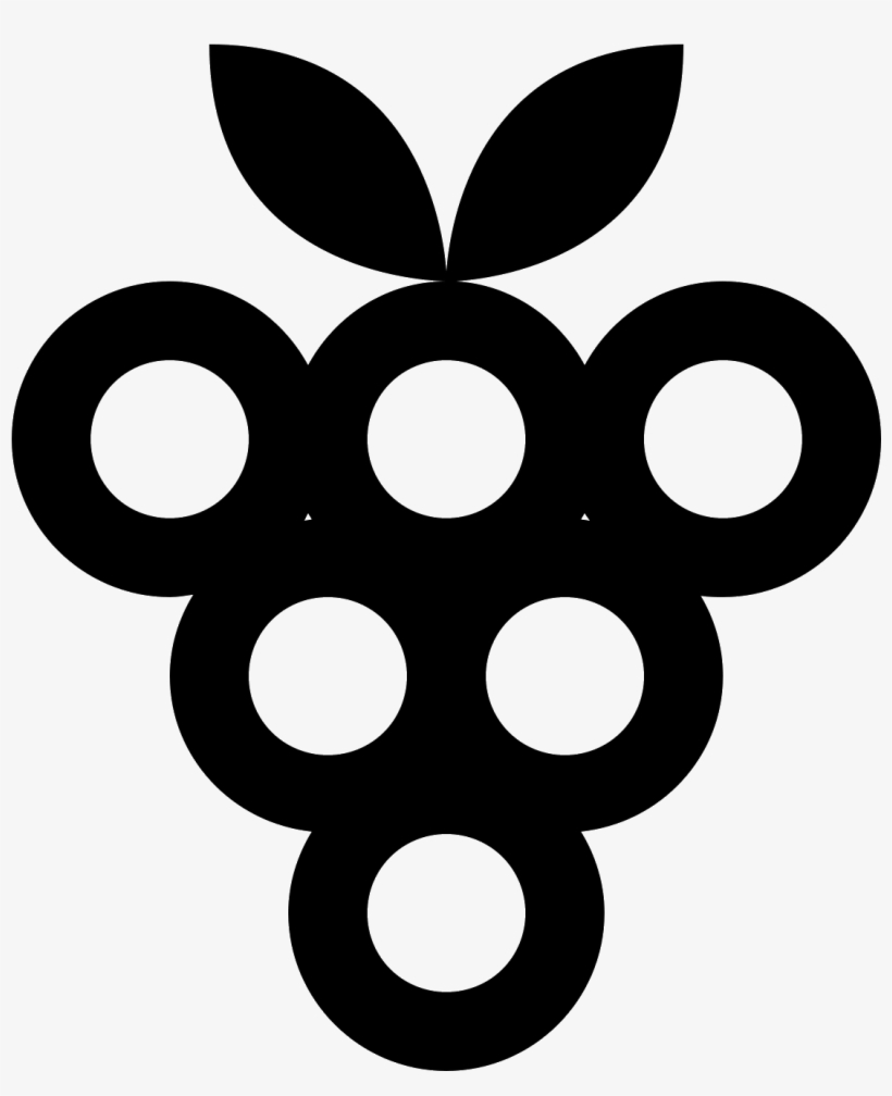 It's An Icon Of A Bunch Of Grapes With A Short Stem - Grape Icon ...