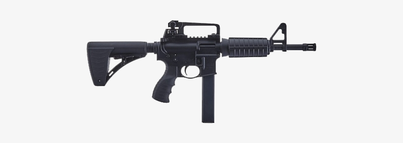 Submachine Gun - Ar 15 - 500x340 PNG Download - PNGkit