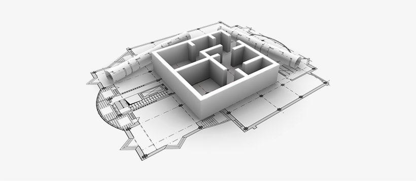 6 Building - 2d To 3d Architecture - 500x300 PNG Download - PNGkit