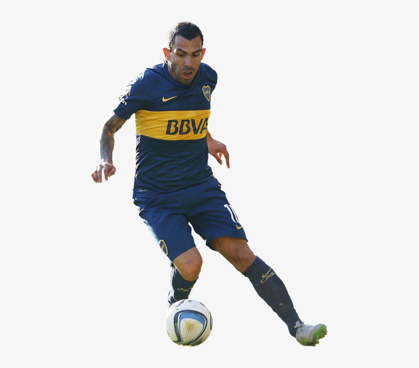 Download Transparent Carlos Tevez - Carlos Tevez Boca Juniors Png - PNGkit