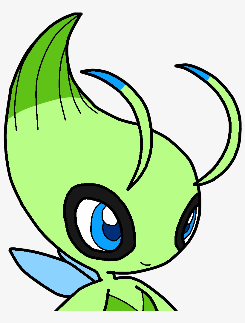 Legends Celebi - Cartoon - 1000x1000 PNG Download - PNGkit
