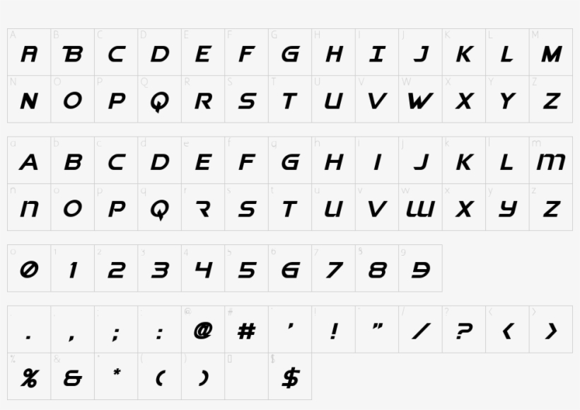 Character Map - Bank Printer Font Free Download - 963x633 PNG Download ...