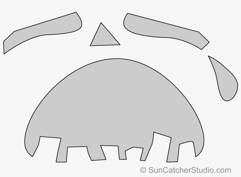 Pumpkin Carving Stencil Pattern - Jack-o'-lantern - 2130x1518 PNG ...