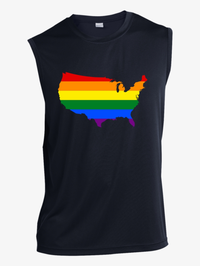 Lgbt Flag Maps Of American Usa Shirts Pride Month 2018 - Re2pect Unisex ...