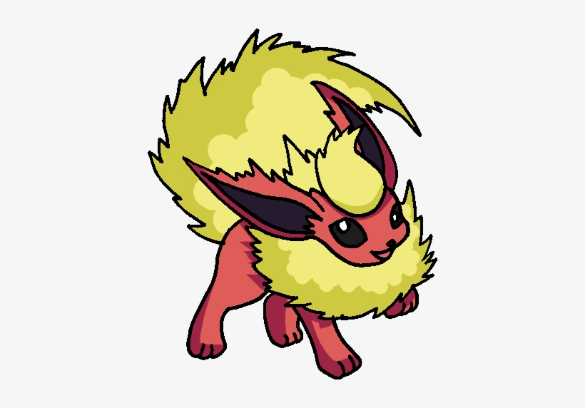 Flareon By Tails19950 - Deviantart - 406x492 PNG Download - PNGkit