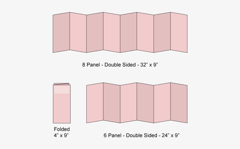 Download Transparent 8 Panel Custom Folding Map Format - Folding Map ...