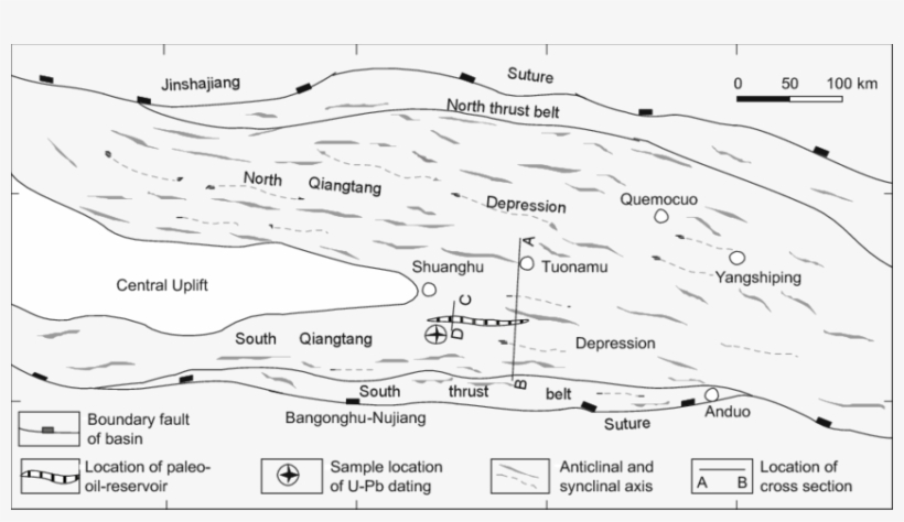Download Transparent Sketch Map Showing The Tectonic Units And Fold ...