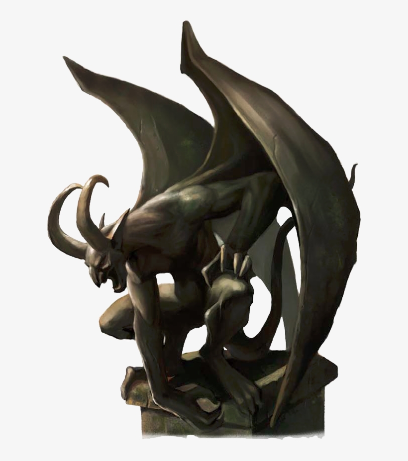 Gargoyle - 01 - Gargoyle Pathfinder - 633x847 PNG Download - PNGkit