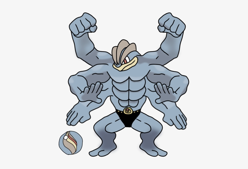 Author Comments - Machamp - 500x490 PNG Download - PNGkit
