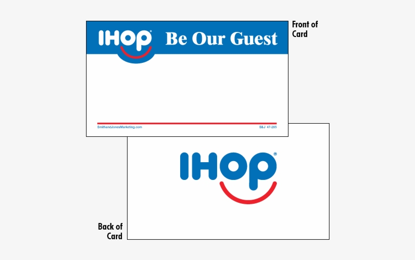 Printed In Ihop Blue And Red - Ihop Gift Card - 500x453 PNG Download ...