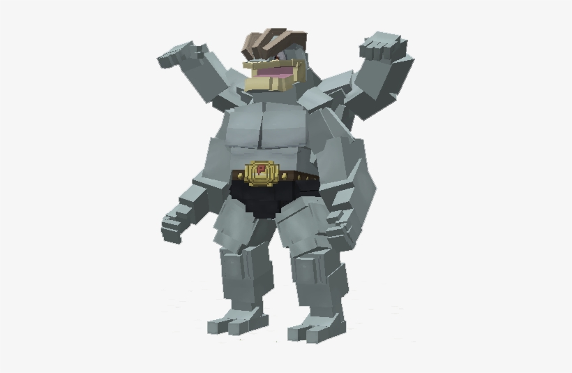068machamp - Machamp Pixelmon - 373x454 PNG Download - PNGkit