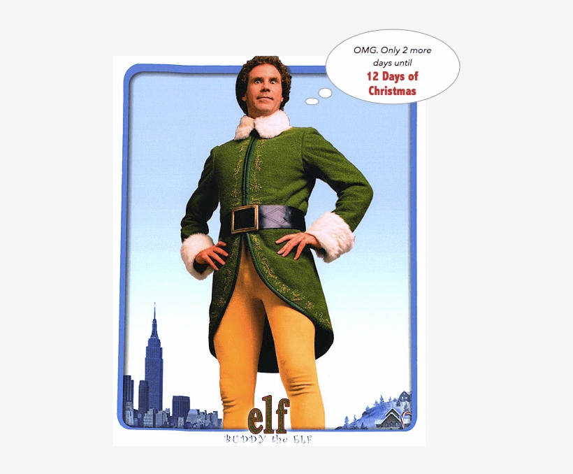 Buddy The Elf - Crossfit Elf - 503x623 PNG Download - PNGkit