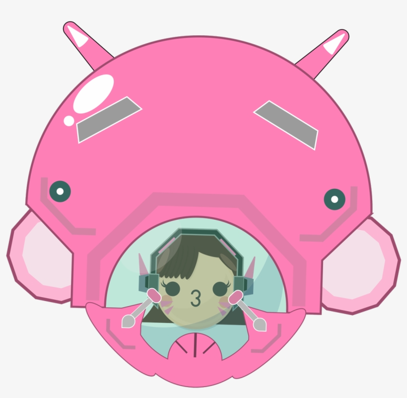 Ahoooy On Twitter - Dva Emoji - 1200x1200 PNG Download - PNGkit