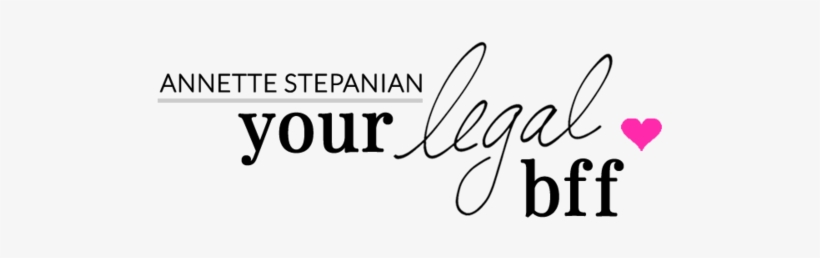 Logo Annette Stepanian Your Legal Bff - Calligraphy - 1000x523 PNG ...