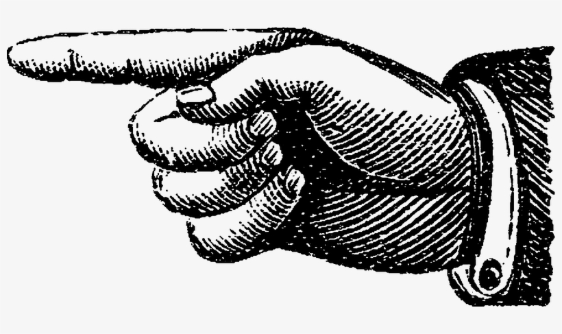 Zibi Vintage Scrap - Harry Potter Pointing Hand - 800x407 PNG Download ...