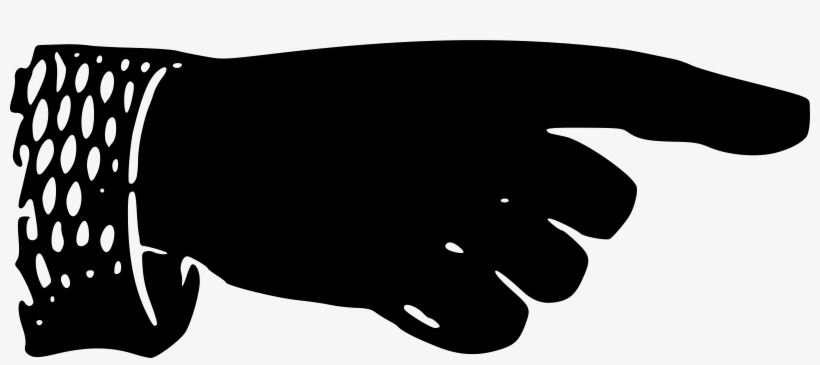 Victorian Clipart Hand Pointing - Vintage Pointing Hand - 2400x954 PNG ...