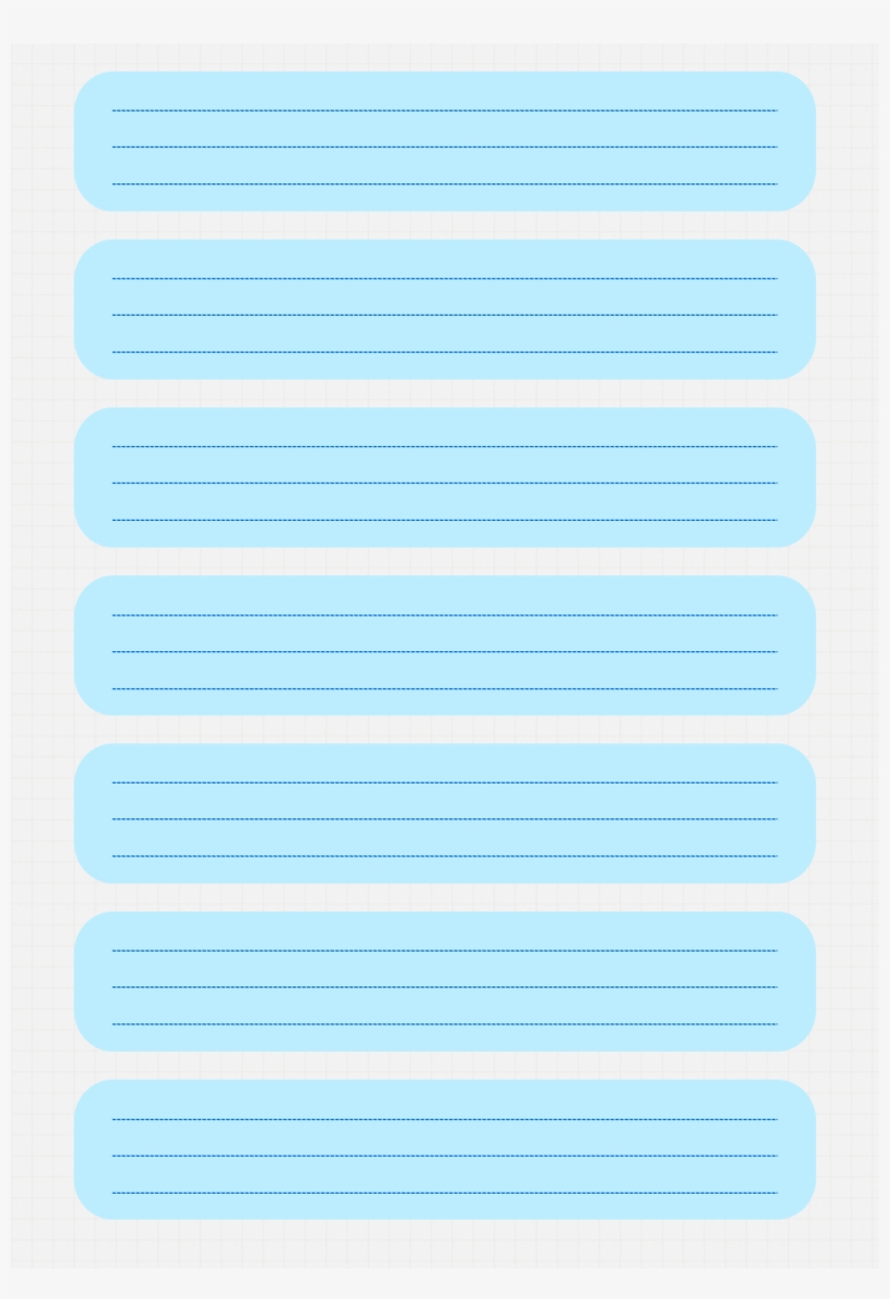 Click Here To Download 7 Plain Wide Blue A4 Book Labels - General ...