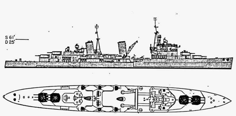 Heavy Cruiser Battleship Public Domain Drawing - Hms London - 1689x750 ...