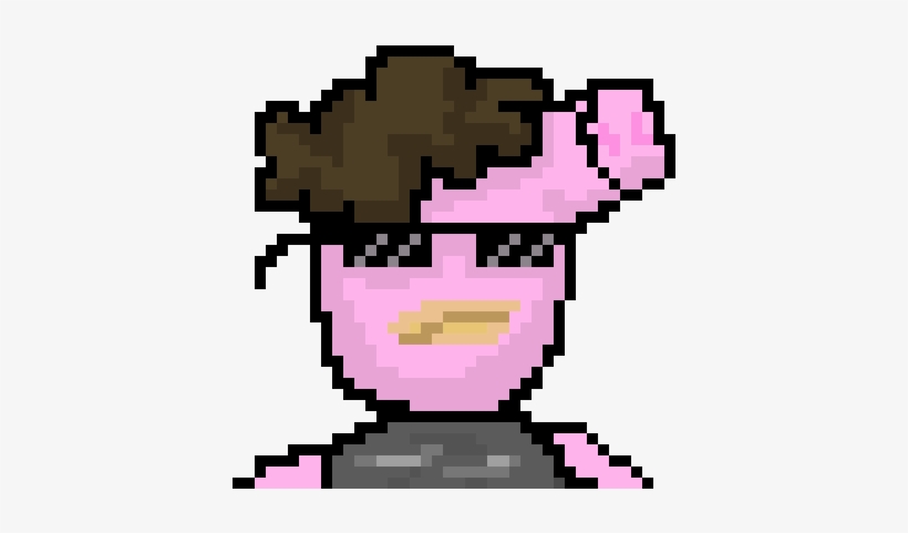 Pixel Peppa Dangerous Pig - Pixel - 440x460 PNG Download - PNGkit