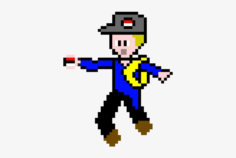 Max Pokemon Trainer Sprite - Cartoon - 640x630 PNG Download - PNGkit