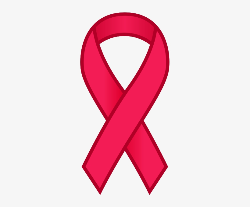 Download Transparent Pink Ribbon Sticker Icon - Breast Cancer Bow ...