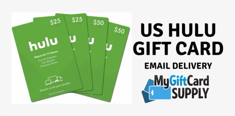 Hulu Gift Card - Hulu - 25$ Hulu Gift Card - 750x394 PNG Download - PNGkit